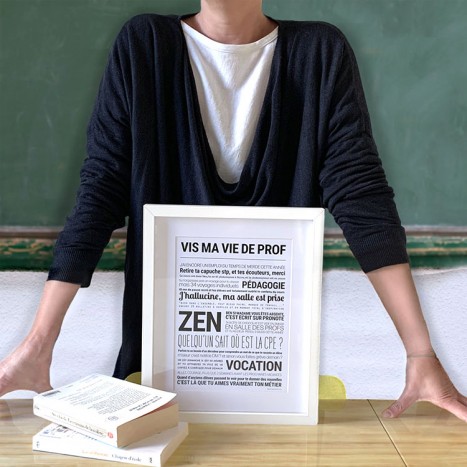 Affiche Vis ma vie de prof, super cadeau pour un professeur